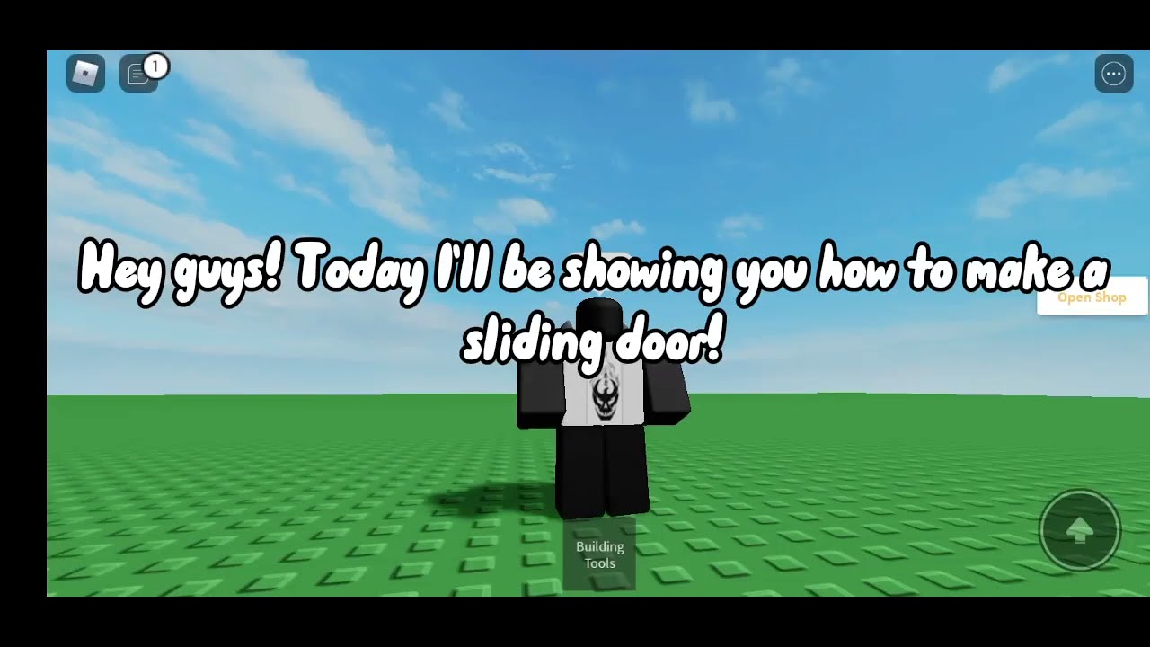 How to make a sliding door using f3x! (btools) - YouTube