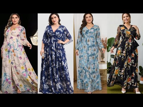 Get Ready for the MOST STUNNING Chiffon Dresses for Plus Size Women ...