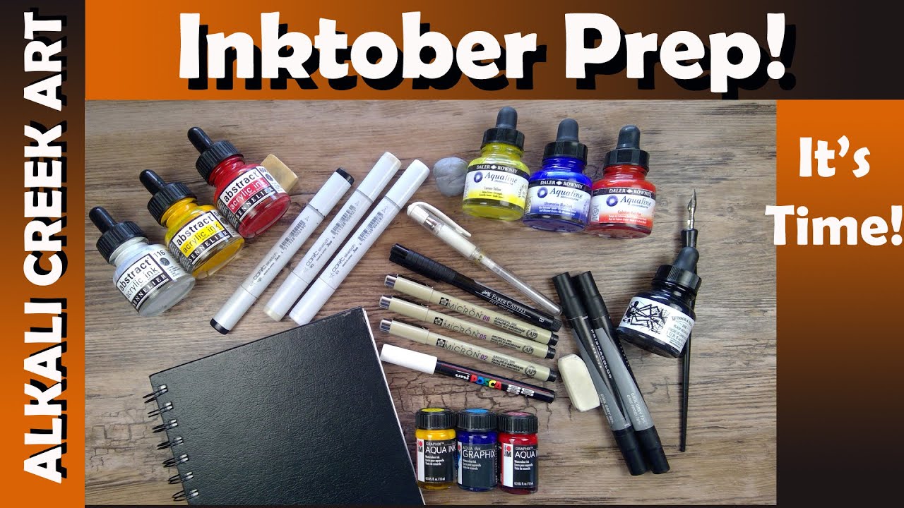 INKTOBER PROS AND CONS 2020 | Inktober ALTERNATIVES and MY PLANS | Tips ...