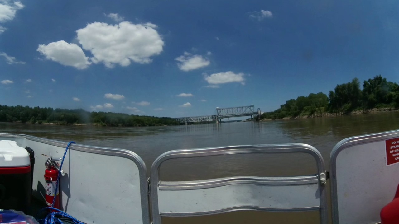 Both Open!!! Hannibal Swing Bridge & ASB Draw Bridge - Missouri River ...