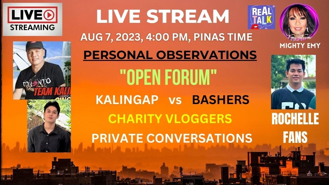 INVITING EVERYONE ESP. ROCHELLE FANS TO MY LIVE STREAM TODAY, AUG 7 ...