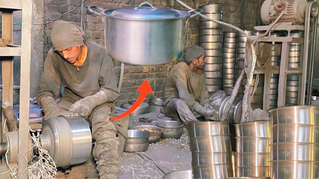 Process Of Making Aluminium Cookware | Step By Step Complete Metal ...