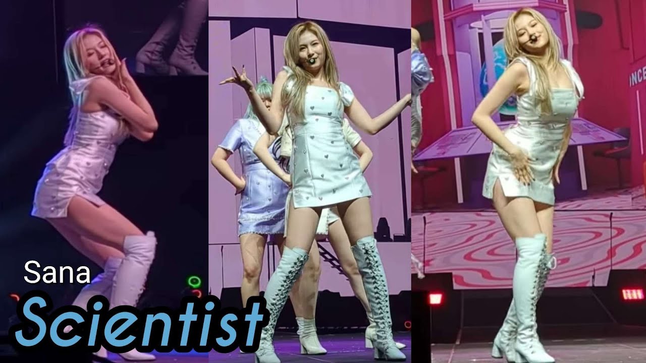 220218 TWICE Sana Fancam 와이스트 사나 Scientist - TWICE III TOUR Oakland ...