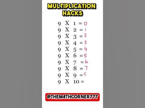 Multiplication Hack - YouTube