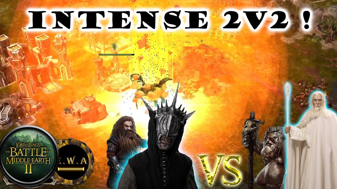 ARMY OF THE DEAD VS BALROG 2v2!! LOTR BFME 2 patch 1.09 online ...