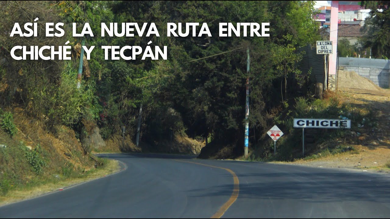 ASÍ ES LA NUEVA RUTA ENTRE CHICHÉ Y TECPÁN - YouTube