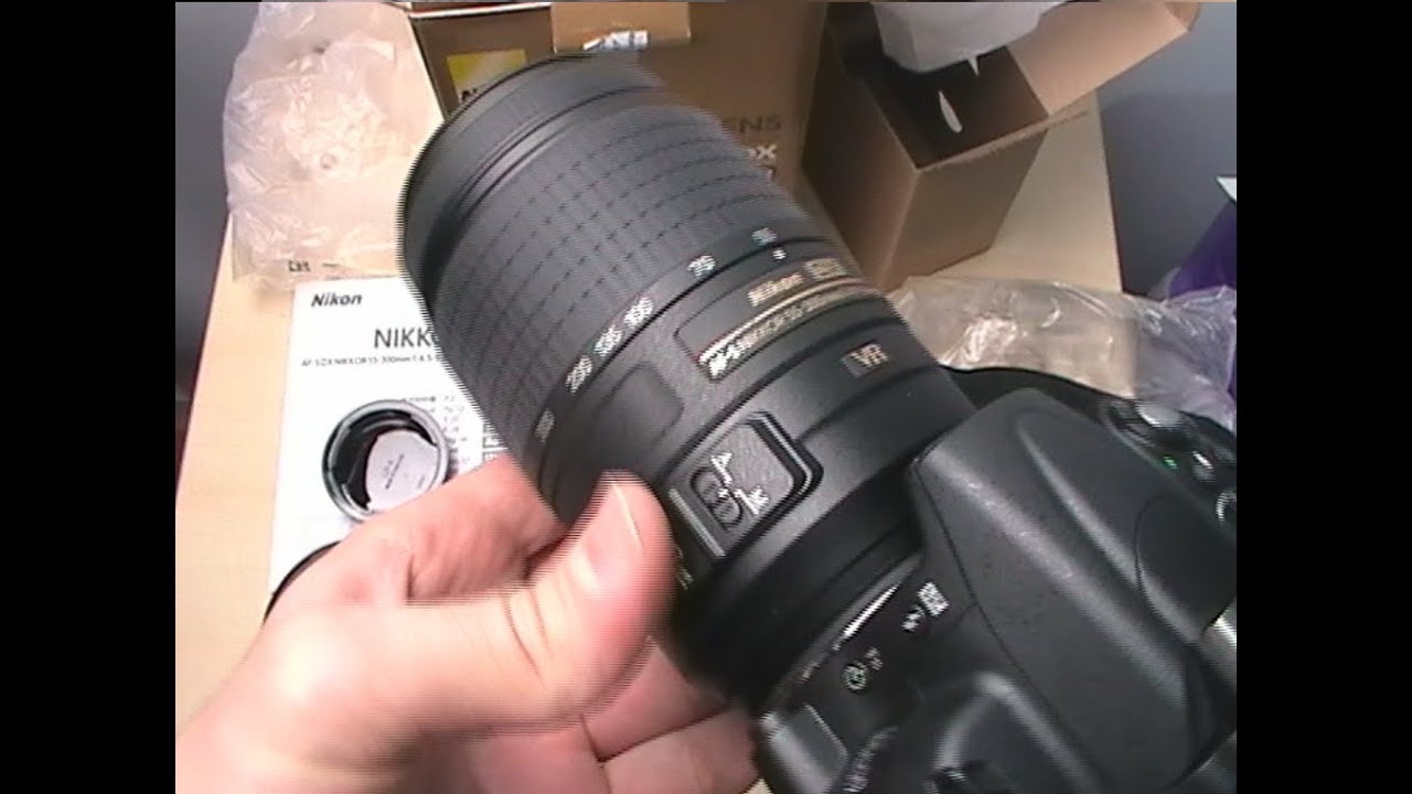 Nikon Nikkor Lens 55-300mm AF-S DX f4.5-5.6G ED VR unboxing - YouTube