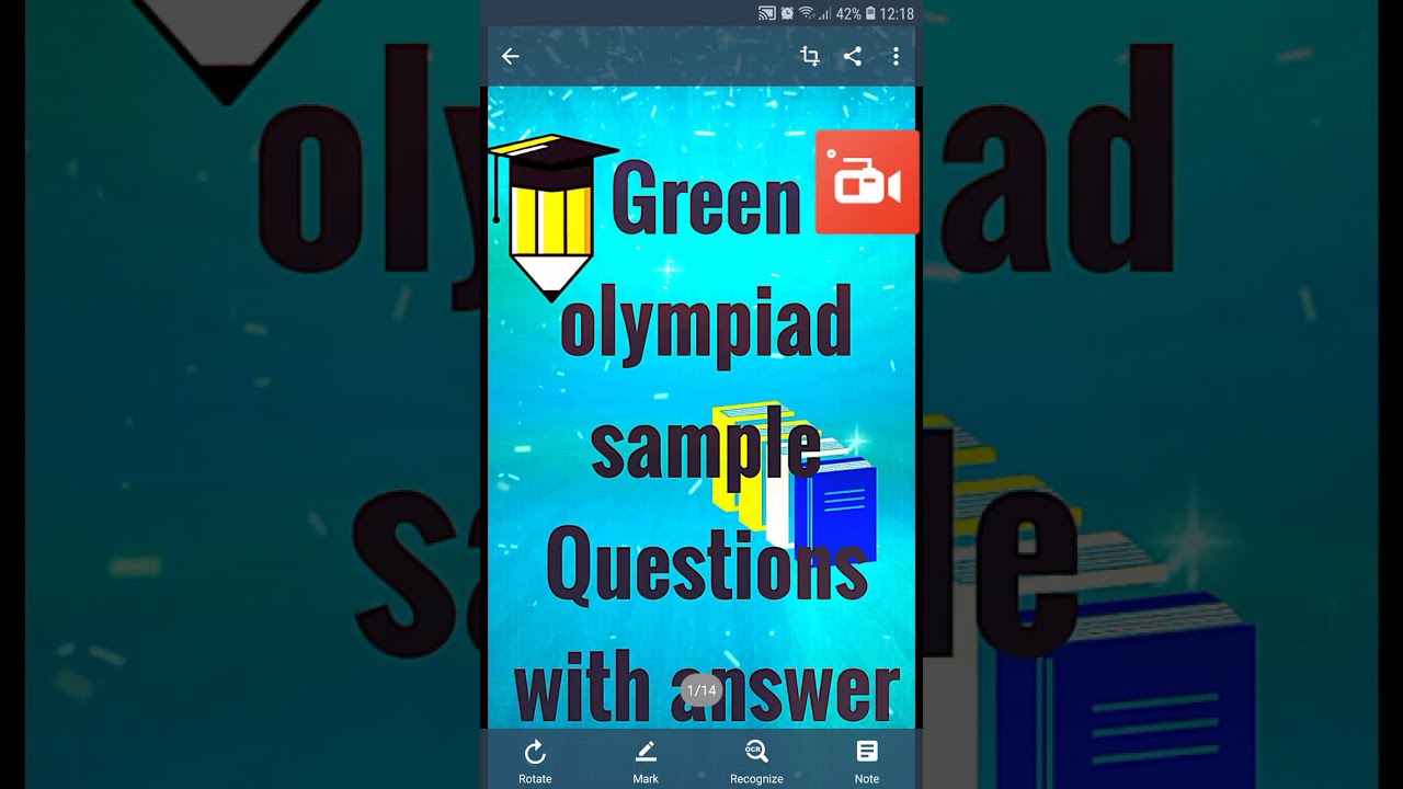 Green Olympiad Sample Questions YouTube green-olympiad-sample-questions-youtube
