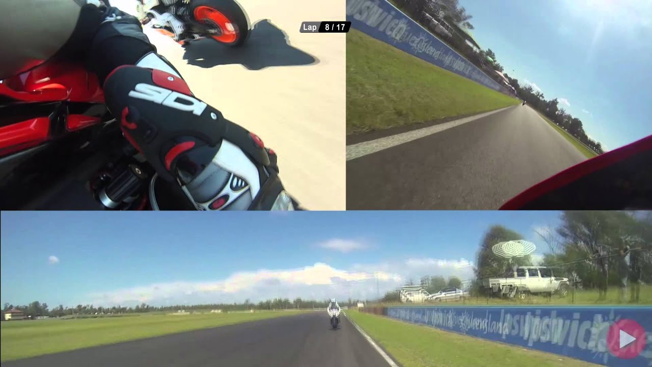 ASBK Supersport - QLD Raceway Onboard Triumph 675R Crash Sam Lambert ...