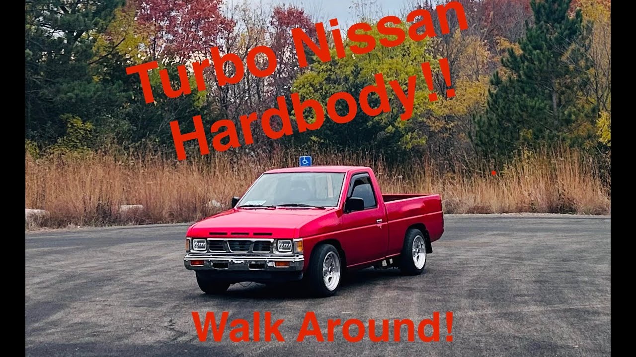 Turbo Nissan Hardbody Walk Around!!! Project Lil-D - YouTube