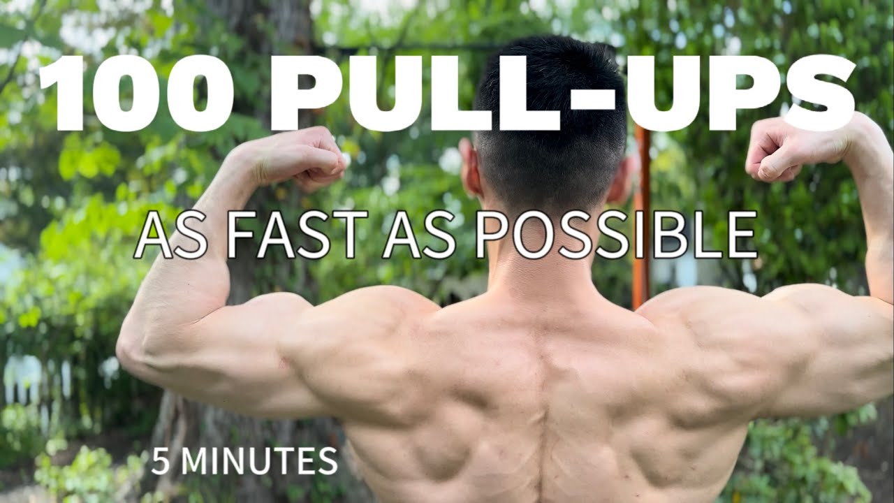 100 PULL UPS CHALLENGE | How Fast Can I do 100 Pullups? - YouTube