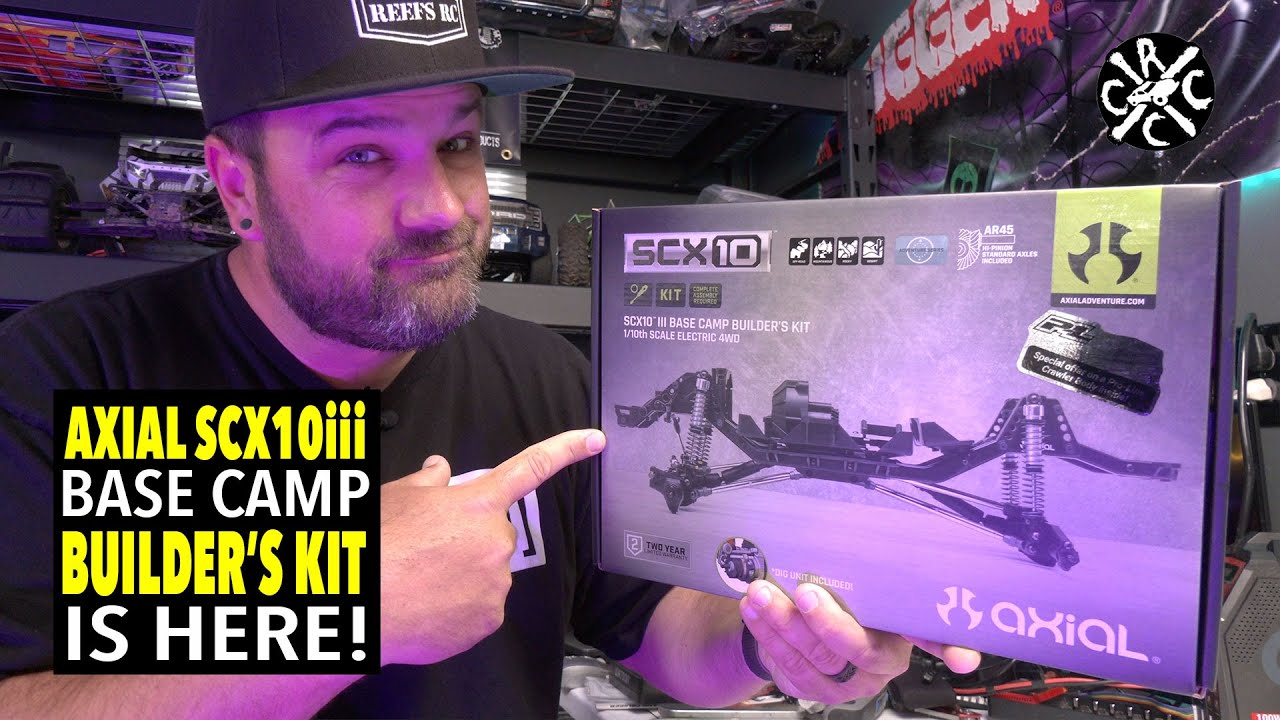 Axial SCX10iii Base Camp Builders Kit With Dig Unit - YouTube