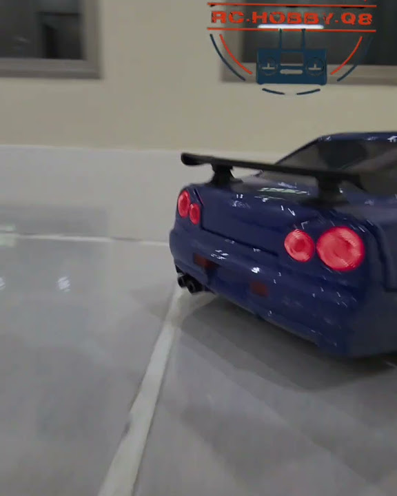 LDRC 1899 LD1899 RTR 1/18 2WD metal shell RWD RC Car Drift GTR R34 with Gyro LED Light Drift RC ...