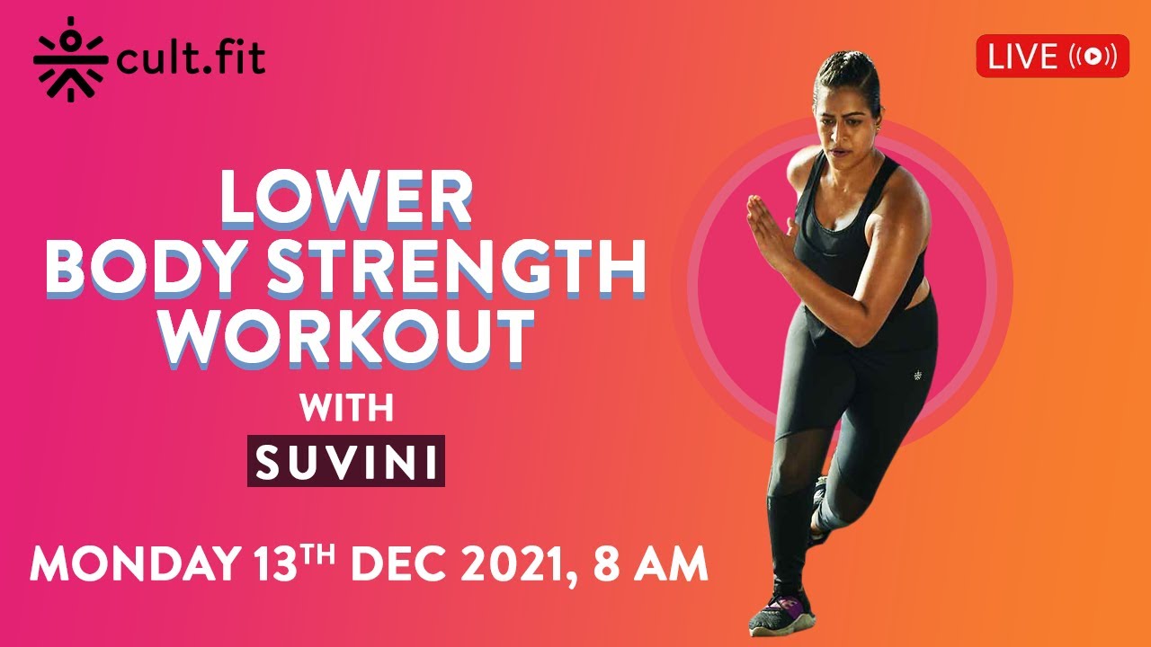 🔴 Lower Body Strength Workout With Suvini [LIVE] - Beginners Workout ...