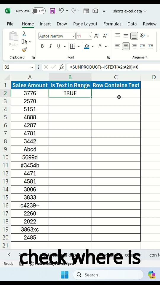 How To Find And Check Text In Excel Column Quick Easy Method how-to-find-and-check-text-in-excel-column-quick-easy-method