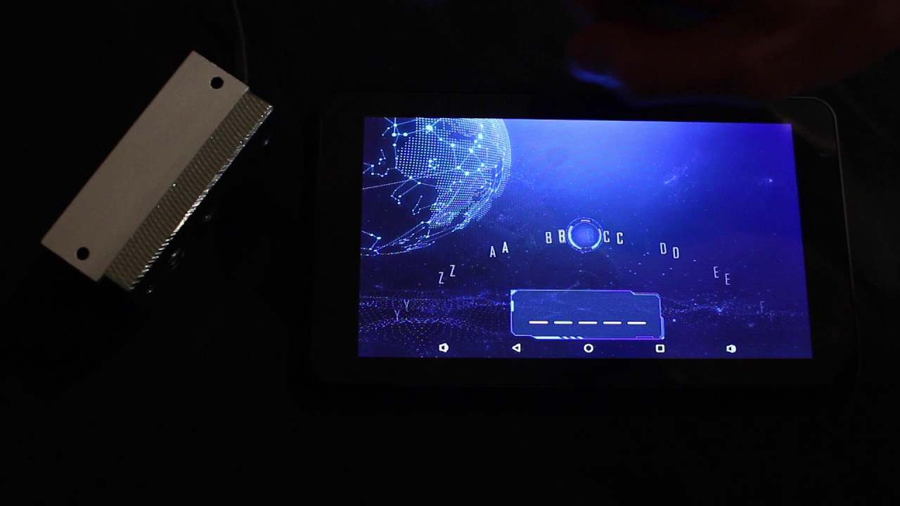 Wireless Touchscreen Word Lock Puzzle for Escape Rooms - YouTube