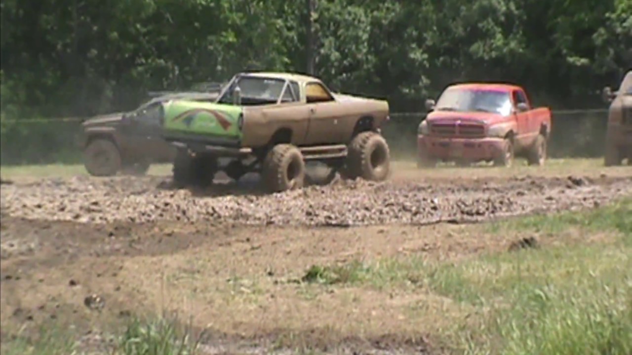 BarnYard Boggers Mega Mud Truck Mud Bog - YouTube