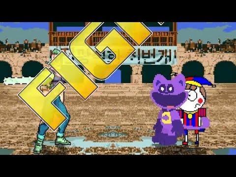 MUGEN Battles 126# Rancid (Time Killers) VS Catnap and Pomni - YouTube