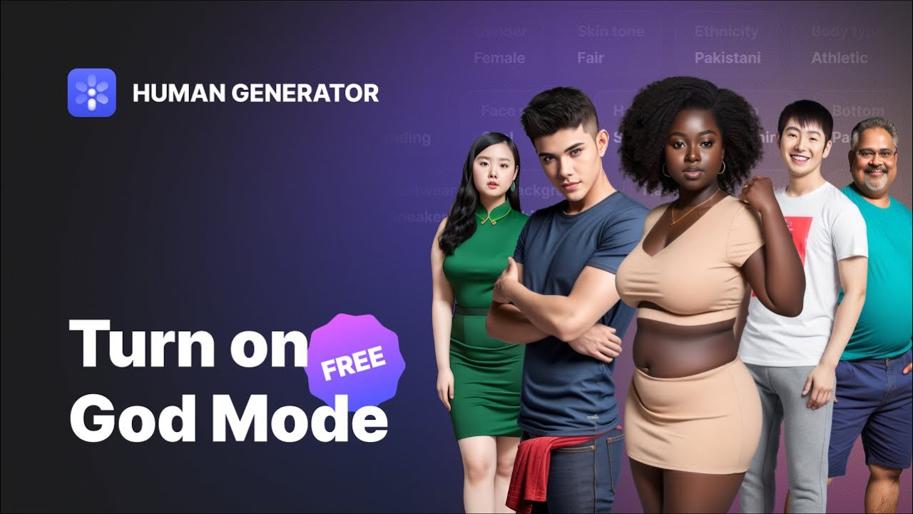 Human Generator — Turn God mode on - YouTube