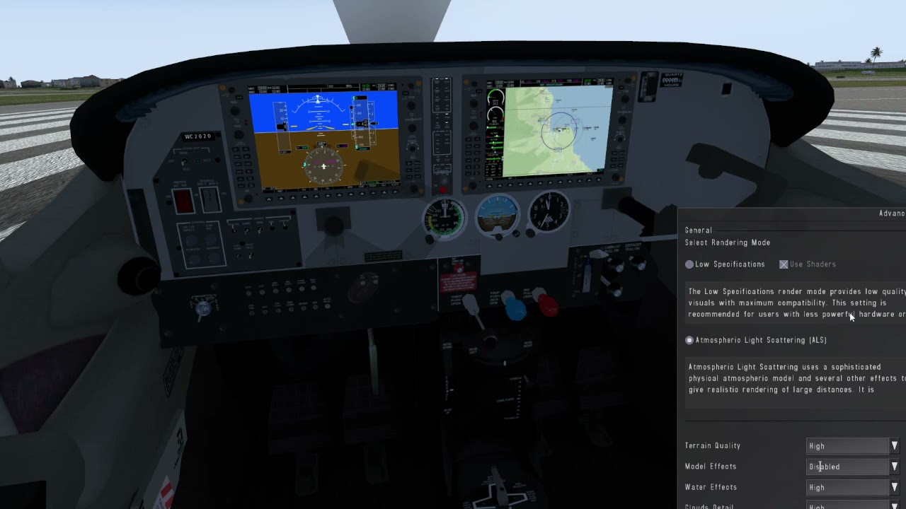 FlightGear c182rg - YouTube