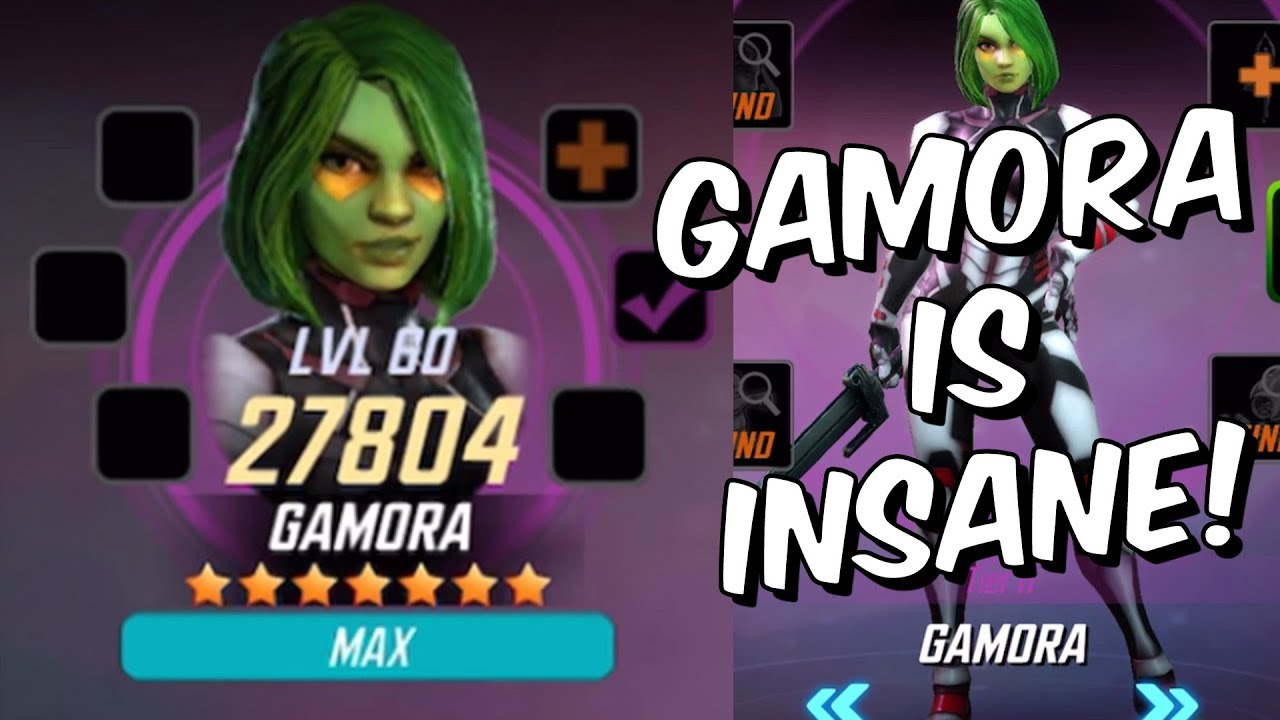Gamora is INSANE! - 7 Star Gamora Overview & Gameplay - Marvel Strike ...
