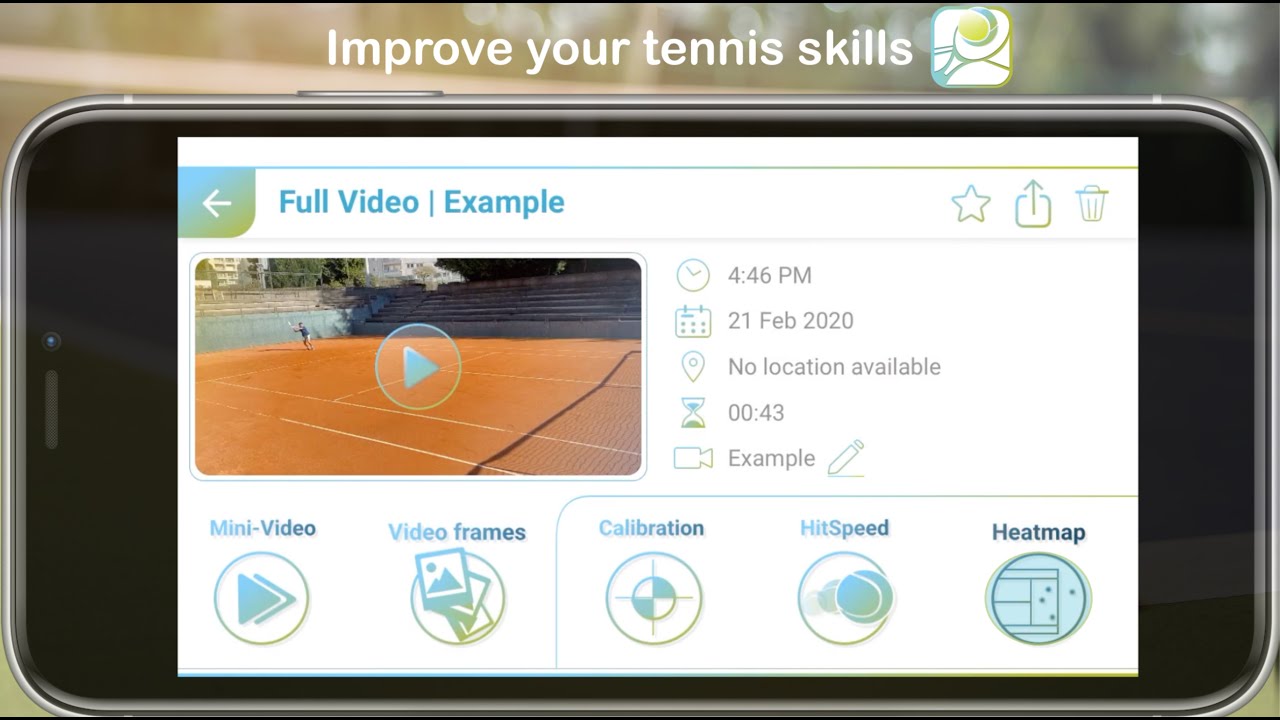 Tennis App Tracker - YouTube