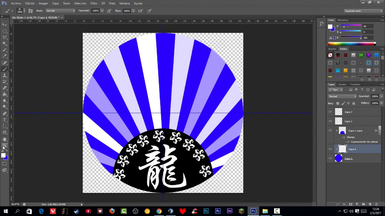 Speed Art //New Japanese Style // Photoshop cs6 - YouTube