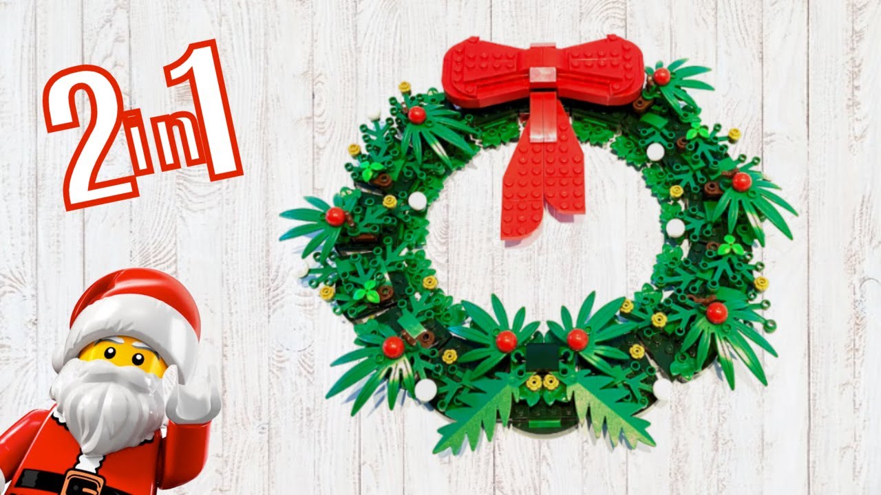 LEGO 2in1 Adventskranz (40426) - Speed build - YouTube
