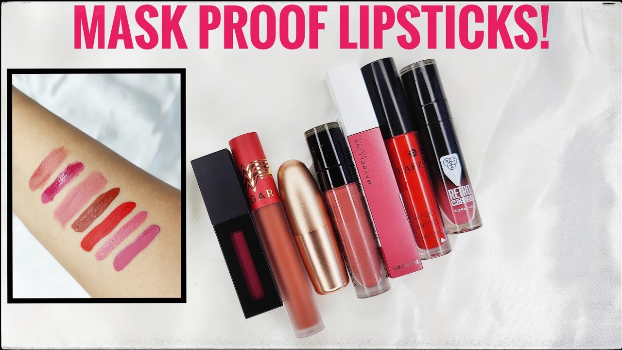 Top 7 mask proof lipsticks to try! - YouTube