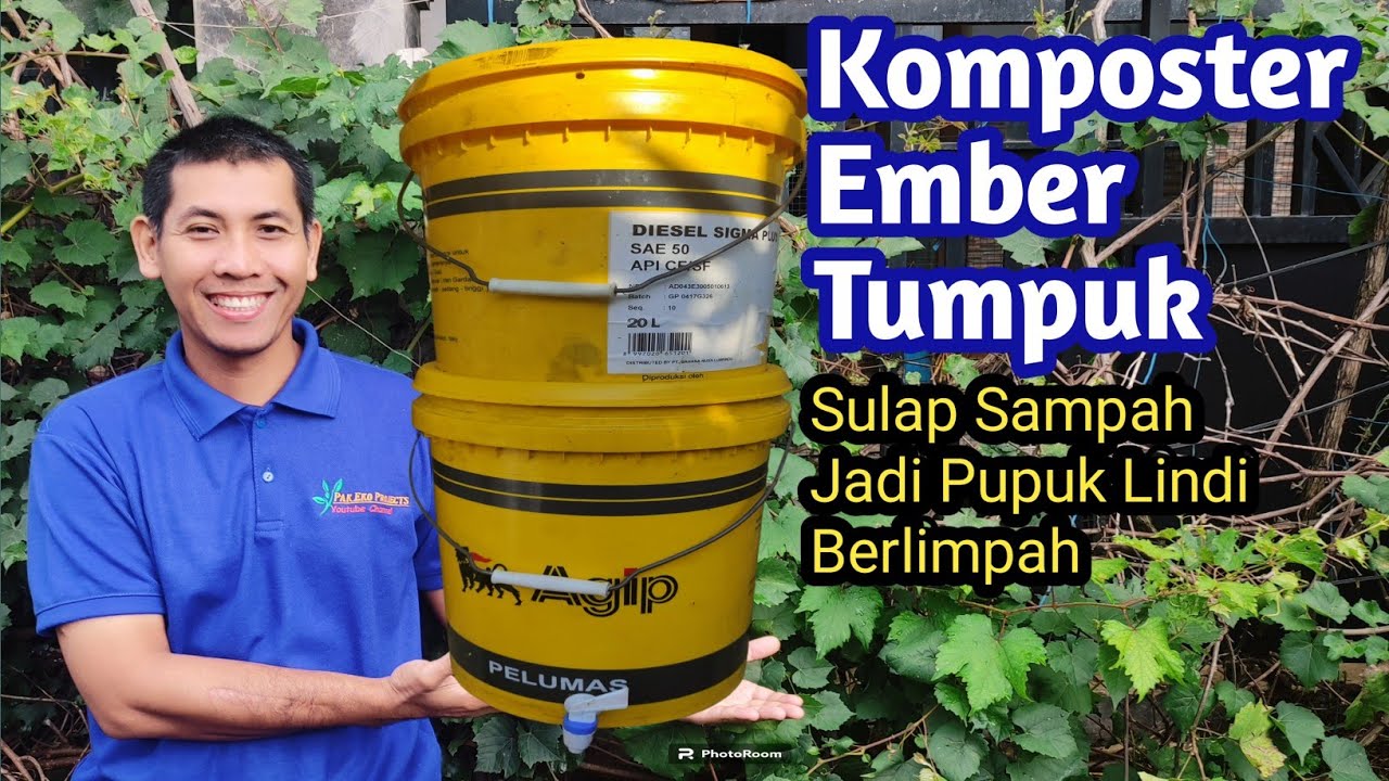 Cara Membuat Komposter Ember Tumpuk Sederhana Skala Rumah Tangga ...