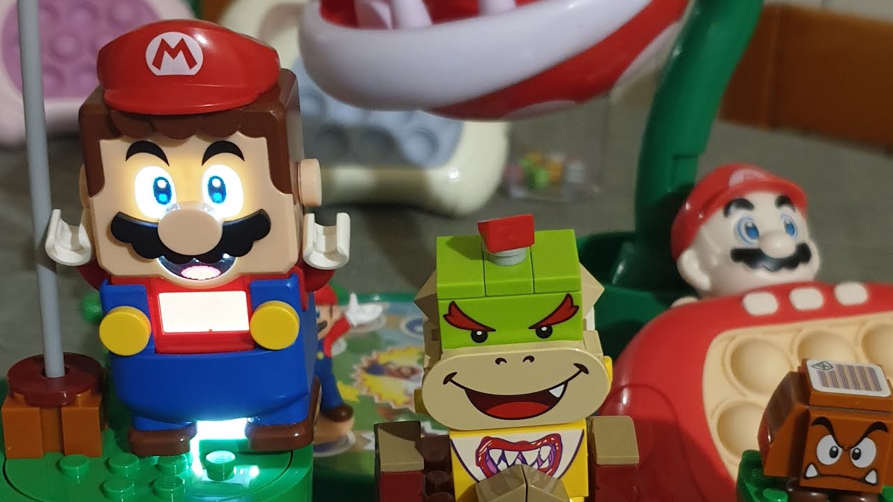 LEGO MARIO ASMR SOUNDS INTERACTION - YouTube