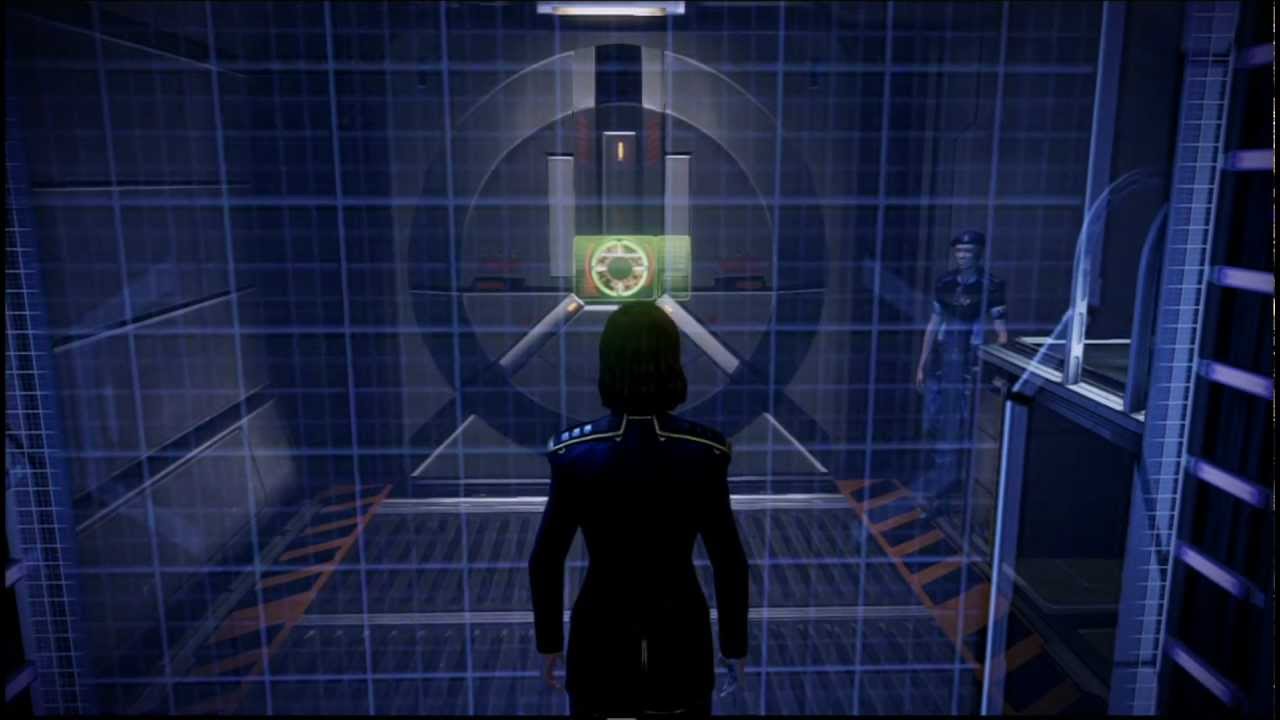 Getting scanned in the Normandy in Mass Effect 3 - YouTube