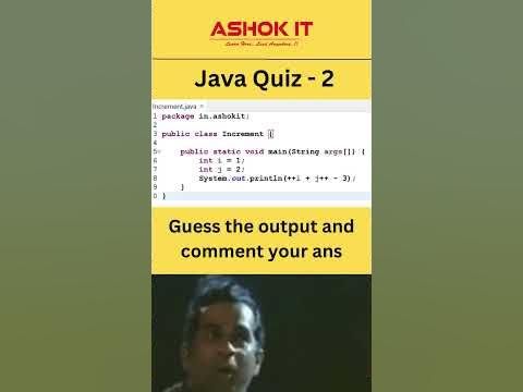 Java Quiz - 2 | Comment your answer - YouTube