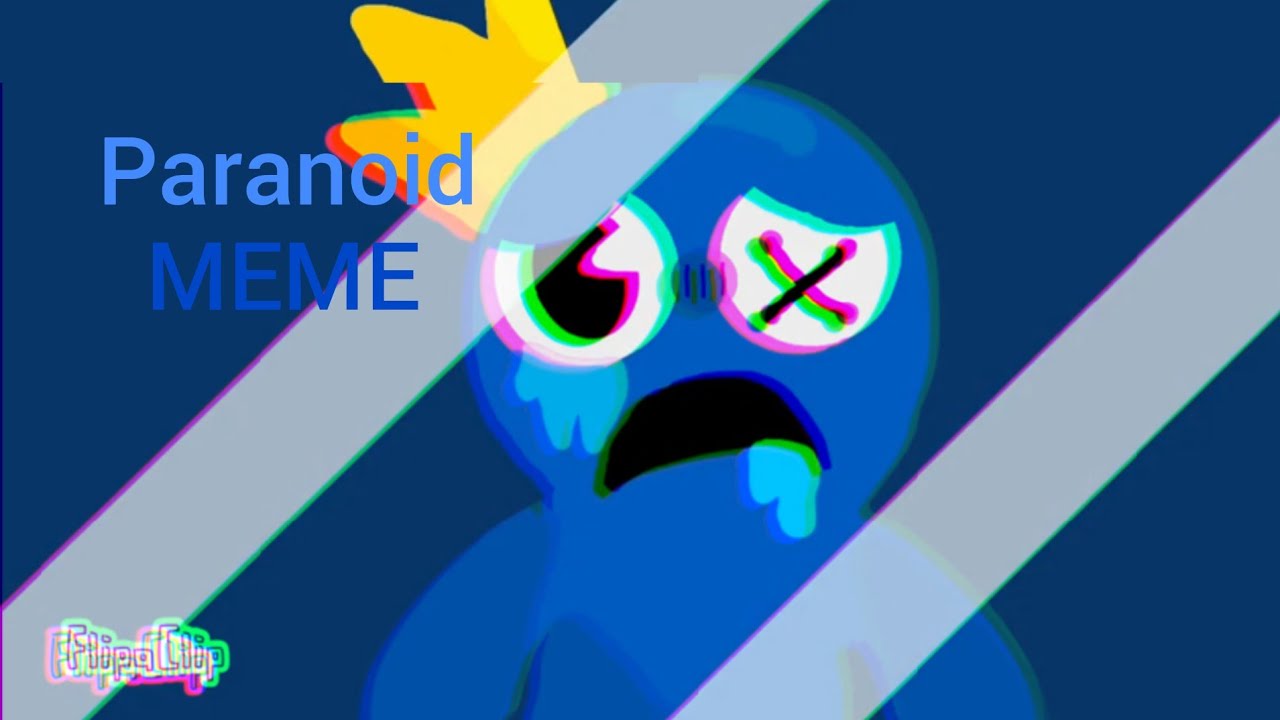Paranoid Meme-Rainbow Friends (flipaclip 12 FPS) - YouTube