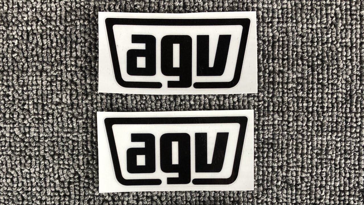 Logo AGV kích thước 8 x 4 (cm) | Shop Hưng Vượng | Decal AGV | Biểu ...