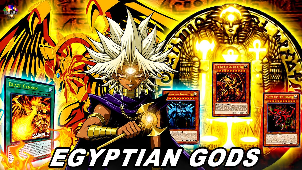 【YGOPRO】Egyptian God Deck God Blaze Cannon Volcanic Rocket Yugioh - YouTube