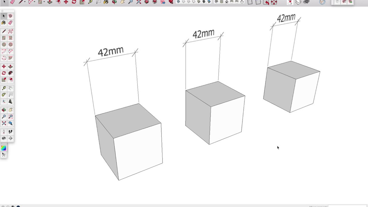 SketchUp Resize scale With The Tape Measure YouTube SketchUp Resize scale With The Tape Measure YouTube