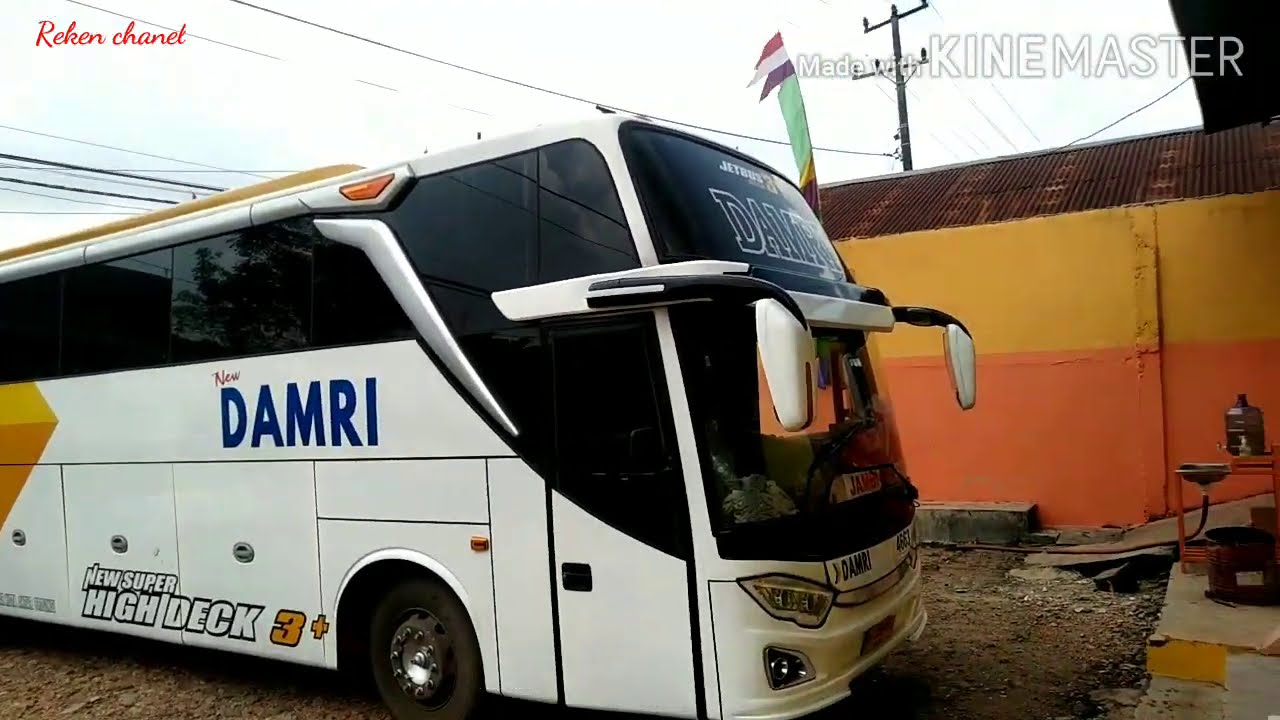 MELIHAT BUS NEW DAMRI MERCEDEZBENS JETBUS 3+ SHD ll jambi pal 10 - YouTube