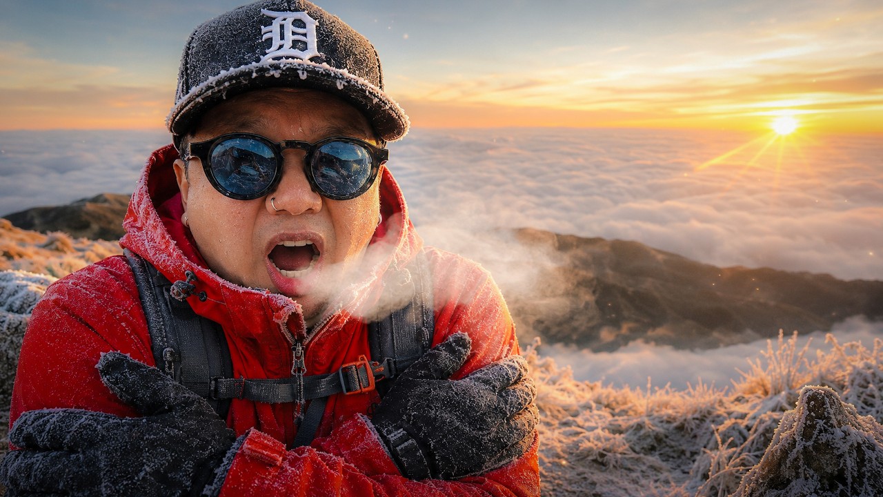 Surviving The Coldest Mountain in The Philippines Overnight - YouTube