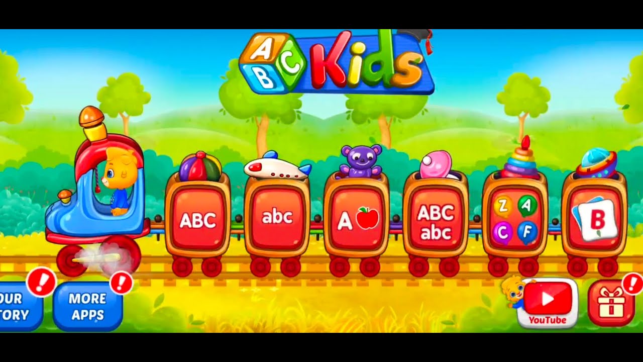 ABCD Kid's room learning | Children abcd video game play | - YouTube