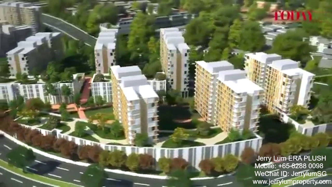 Singapore most sought after New Town Bidadari: URA Master Plan - YouTube