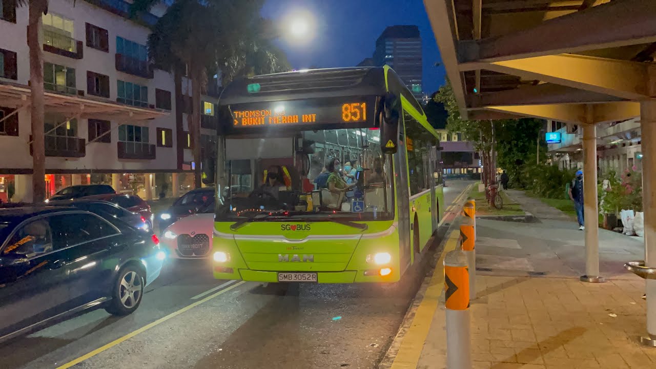 SBS Transit MAN NL323F A22 (Batch 3) SMB3052R on Service 851 at Bus ...