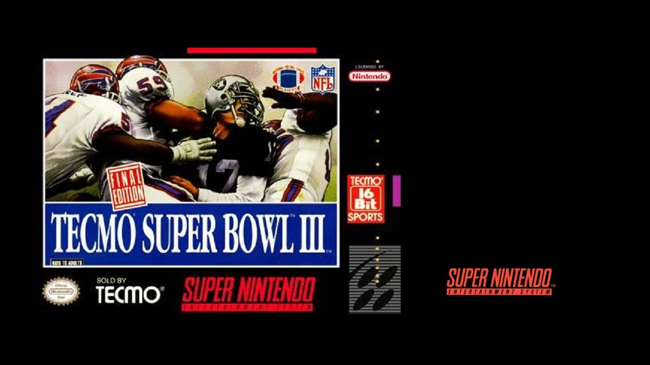 Tecmo Super Bowl III: Final Edition (Super Nintendo) Cowboys vs ...