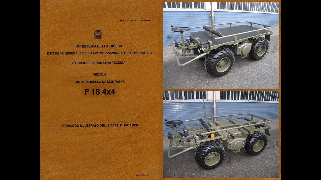 FRESIA F18 4X4 ILLUSTRATED COMPLETE CATALOG OF SPARE PARTS - YouTube
