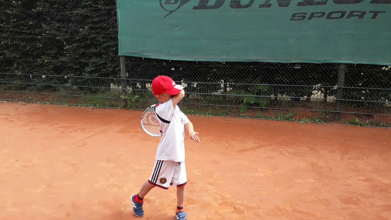 Tennis Forehand Follow Through high Ellbow exercise 4.3 - YouTube