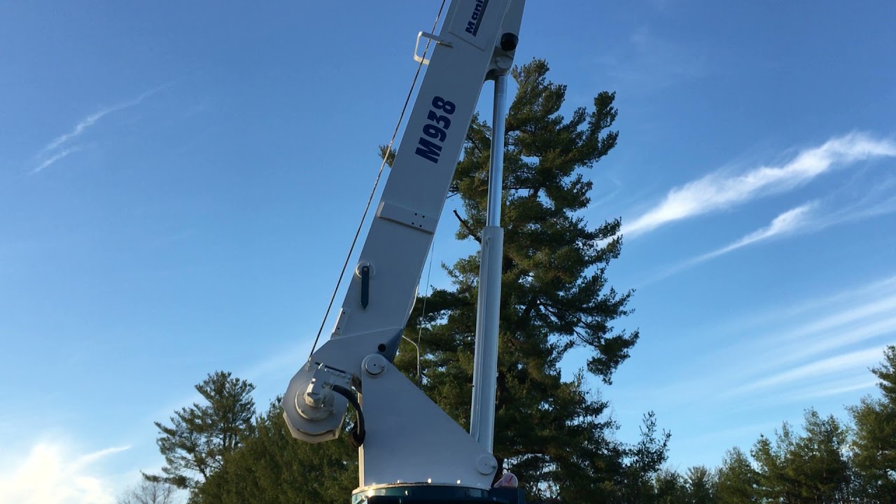 Manitex M938 Crane - YouTube