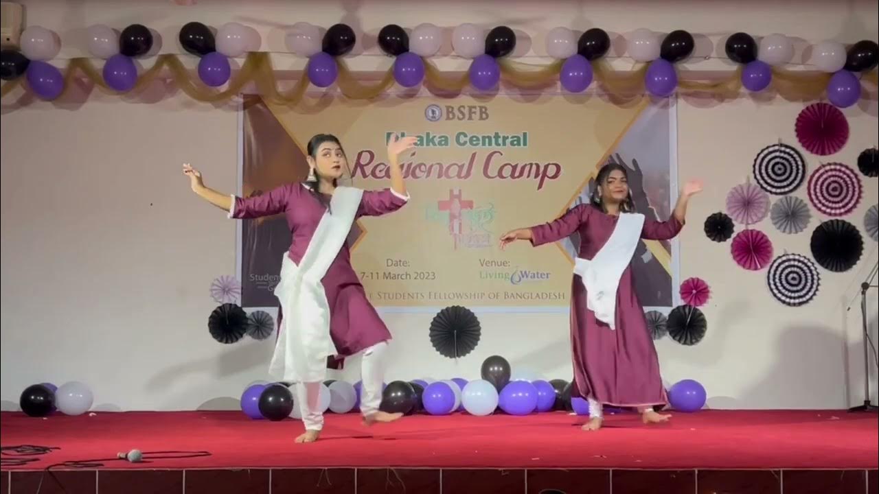 Worship Dance || Tirsha Jhinuk & Aradhona Roy || Regieonal Camp BSFB 2023 - YouTube