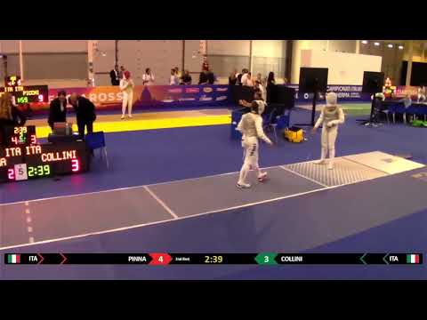 Italian Champs 2026 JWF - L8 - Vittoria Pinna v Greta Collini