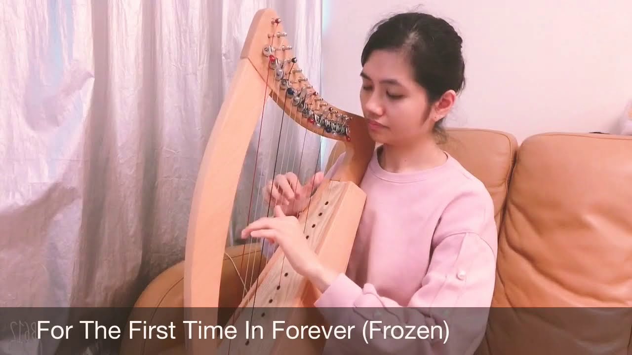 For the first time in forever (Disney Frozen冰雪奇緣) 15 String harp - YouTube