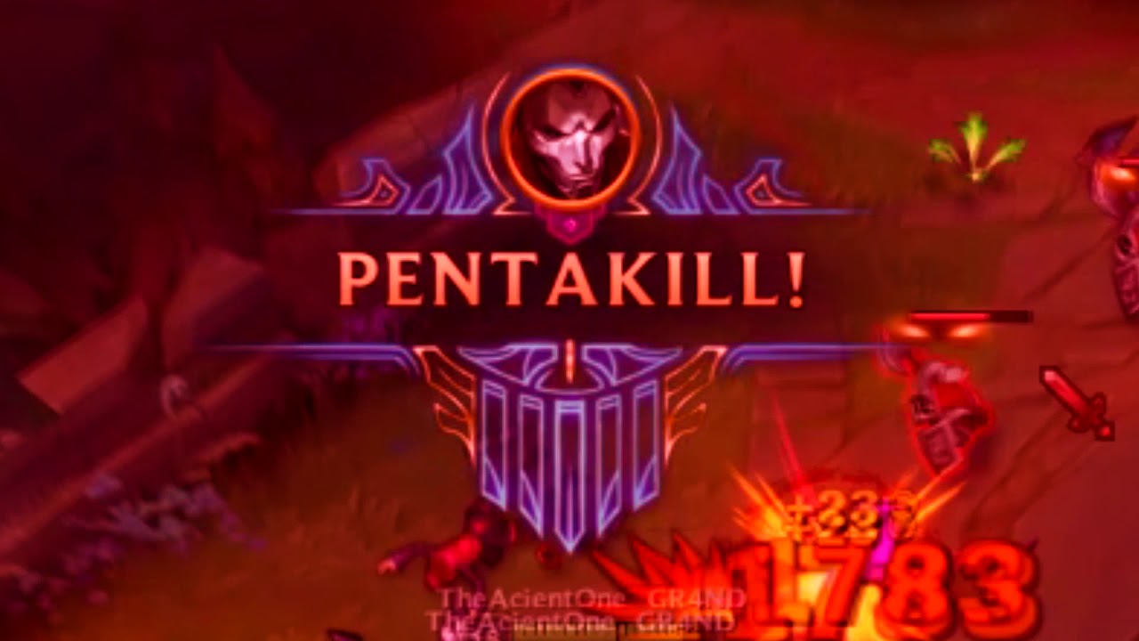 Young Jhin gives 5 virgin enemies his 'rage blade' - YouTube